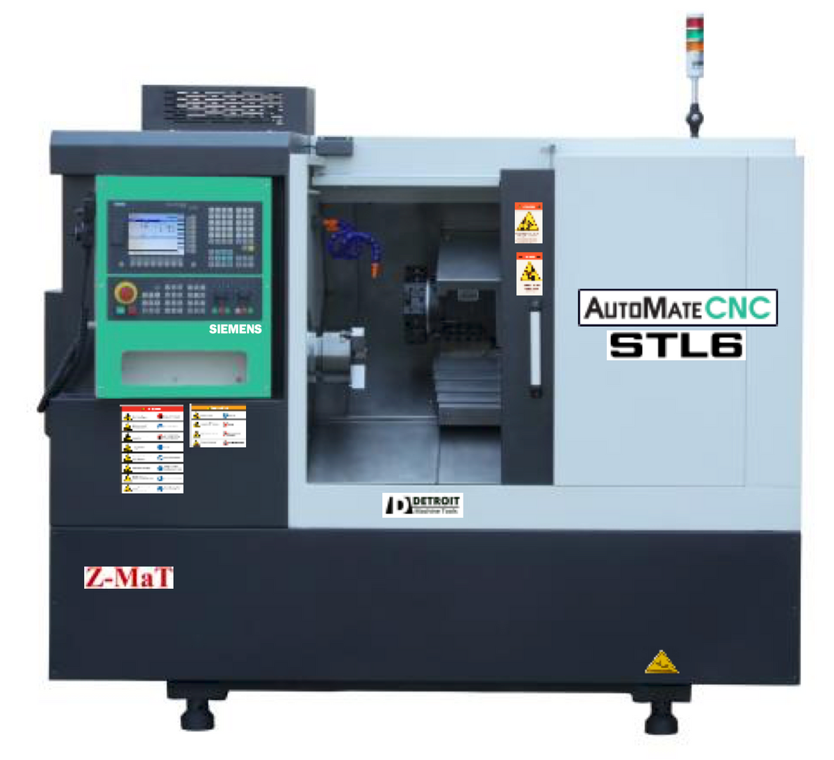 STL6 - SLANT LATHE TURNING CENTER with TAILSTOCK - – Detroit Machine Tools